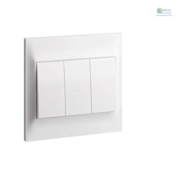 Legrand Single Pole Switch Belanko S 16A x 250V 3Gang 1Way Switch White ...