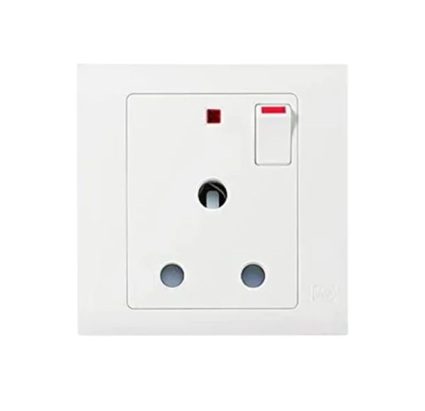 MK Essentials MV2893WHI 15A 1G DP Switch Socket – White - BINJA