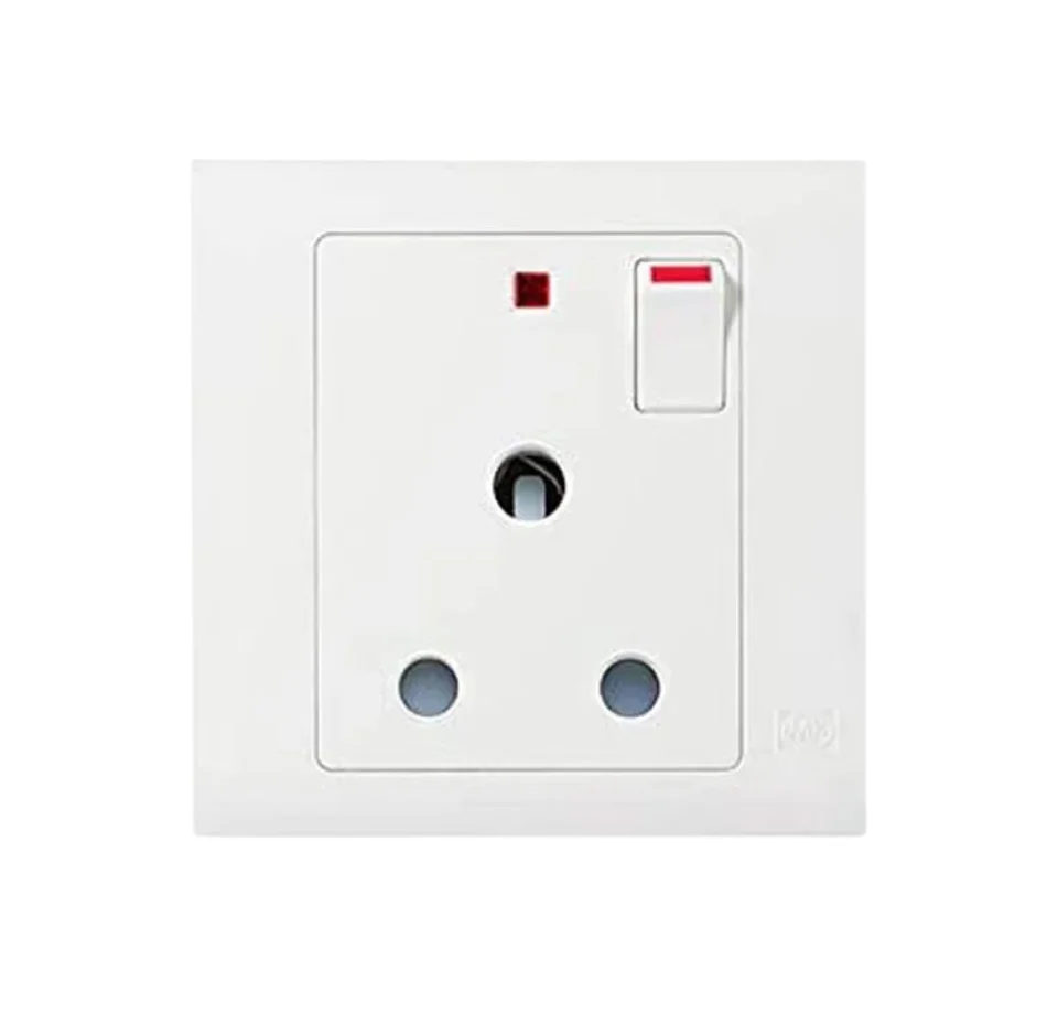MK Essentials MV2893WHI 15A 1G DP Switch Socket – White - BINJA