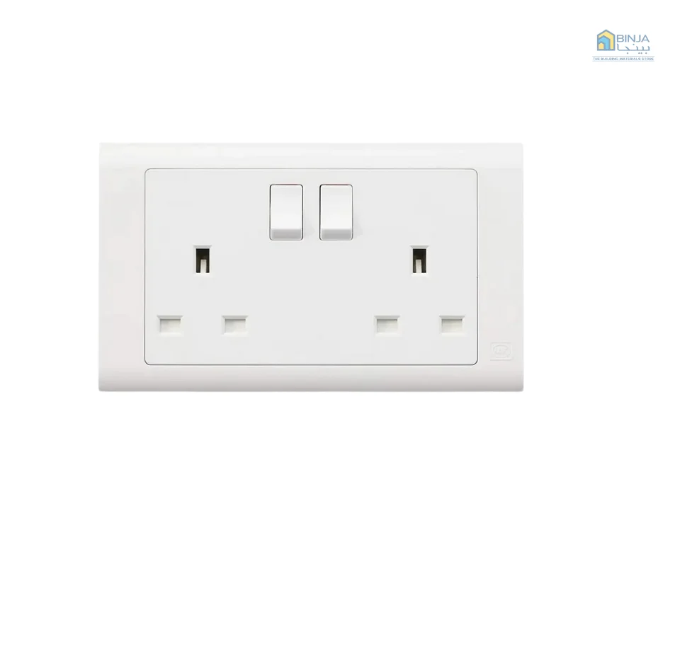 MK Essentials MV2747WHI 13A 2G SP Switch Socket – White | BINJA